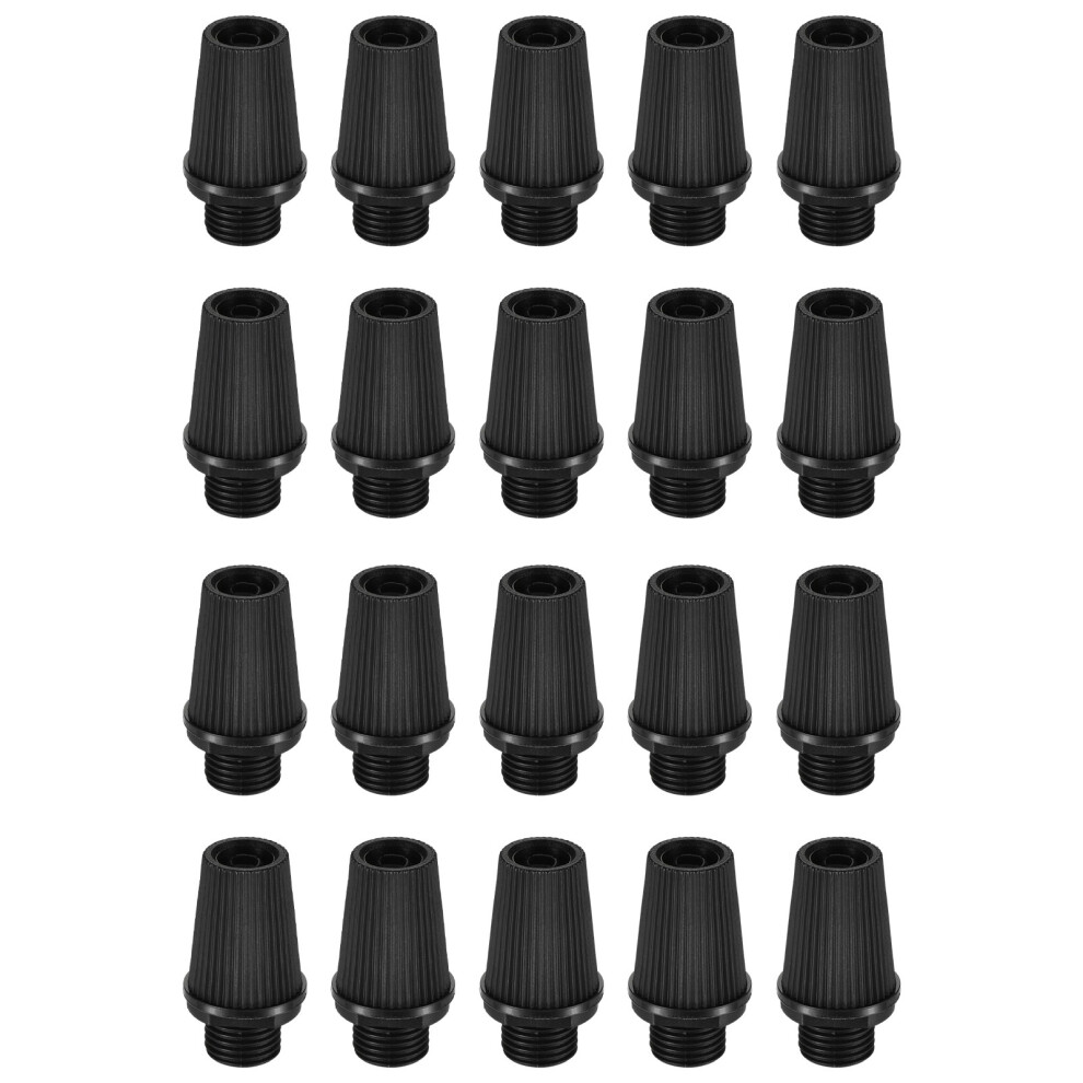 (black) 30pcs Wire Clamp Strain Relief For Cord Handles Cable Lock ...