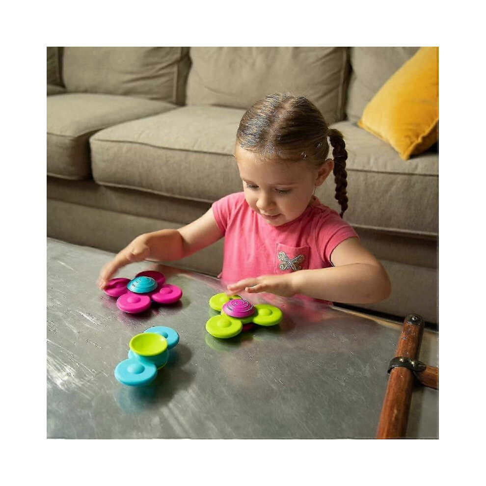 Fat Brain Toys Whirly Squigz - Creative Building & Sensory Toy for Kids ...