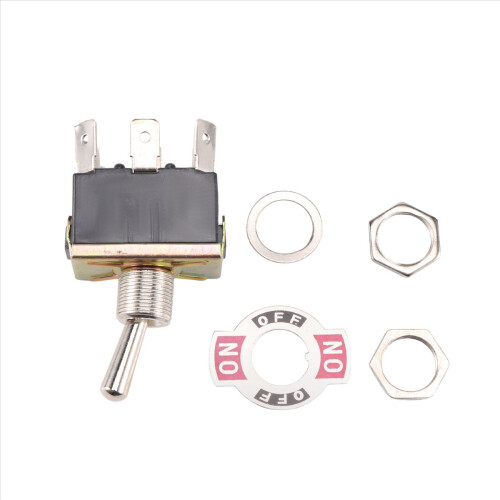 AC 250V/10A 125V/15A DPDT 3 Position ON/OFF/ON 6 Pins Toggle Switch ...