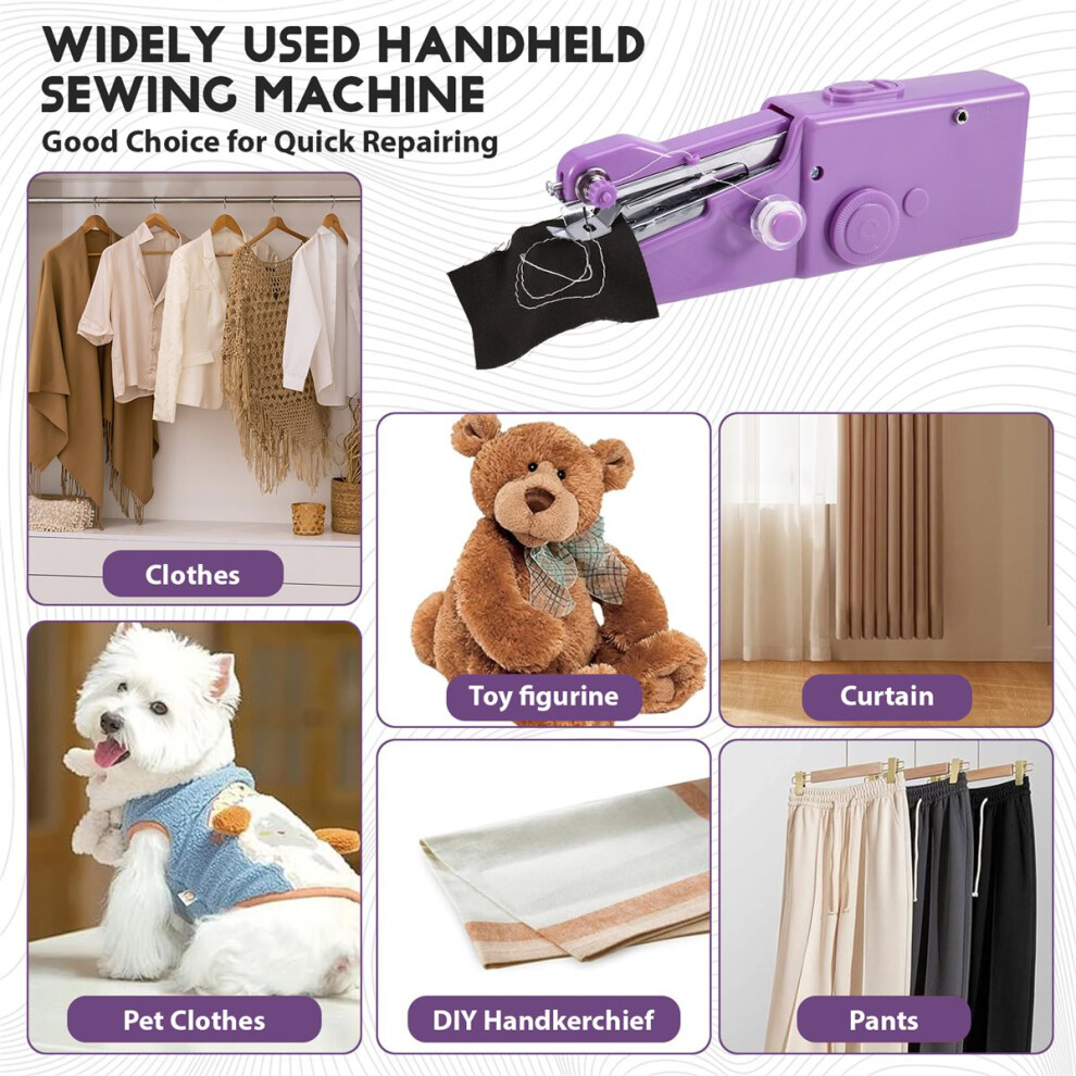 Machine à coudre électrique USB portable, manuelle et mini, facile à ...