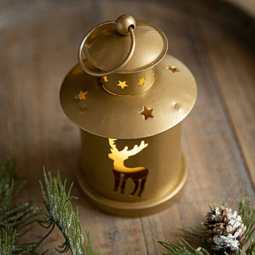 Castiçal de Natal Vintage em Ferro Fundido, Acessórios Decorativos em ...