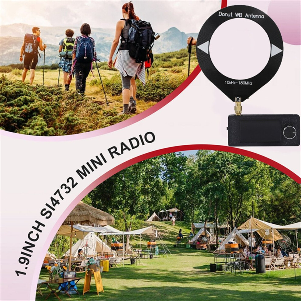 Radio portable SI4732 Mini Radio 10 kHz-180 MHz HF SW MW VHF FM/AM/LSB ...