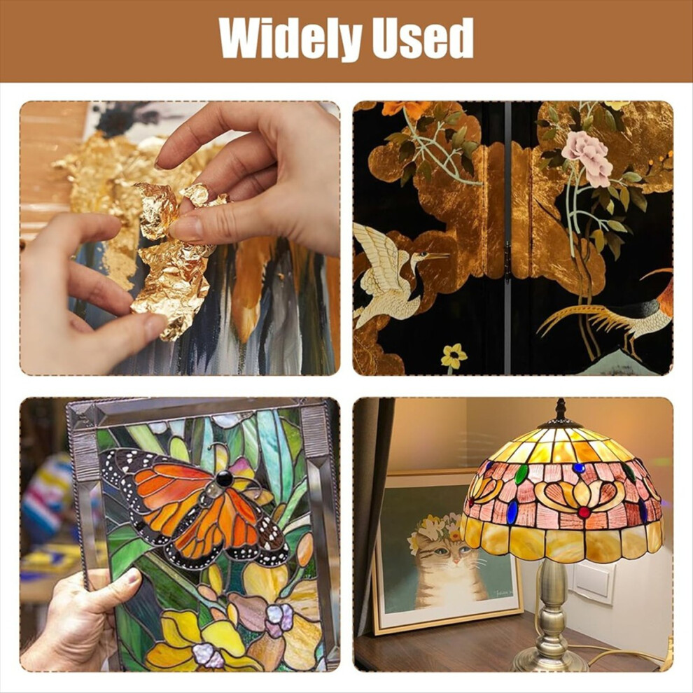 4 Roll Copper Foil Tape for Stained Glass,with Plastic-, Adhesive for ...