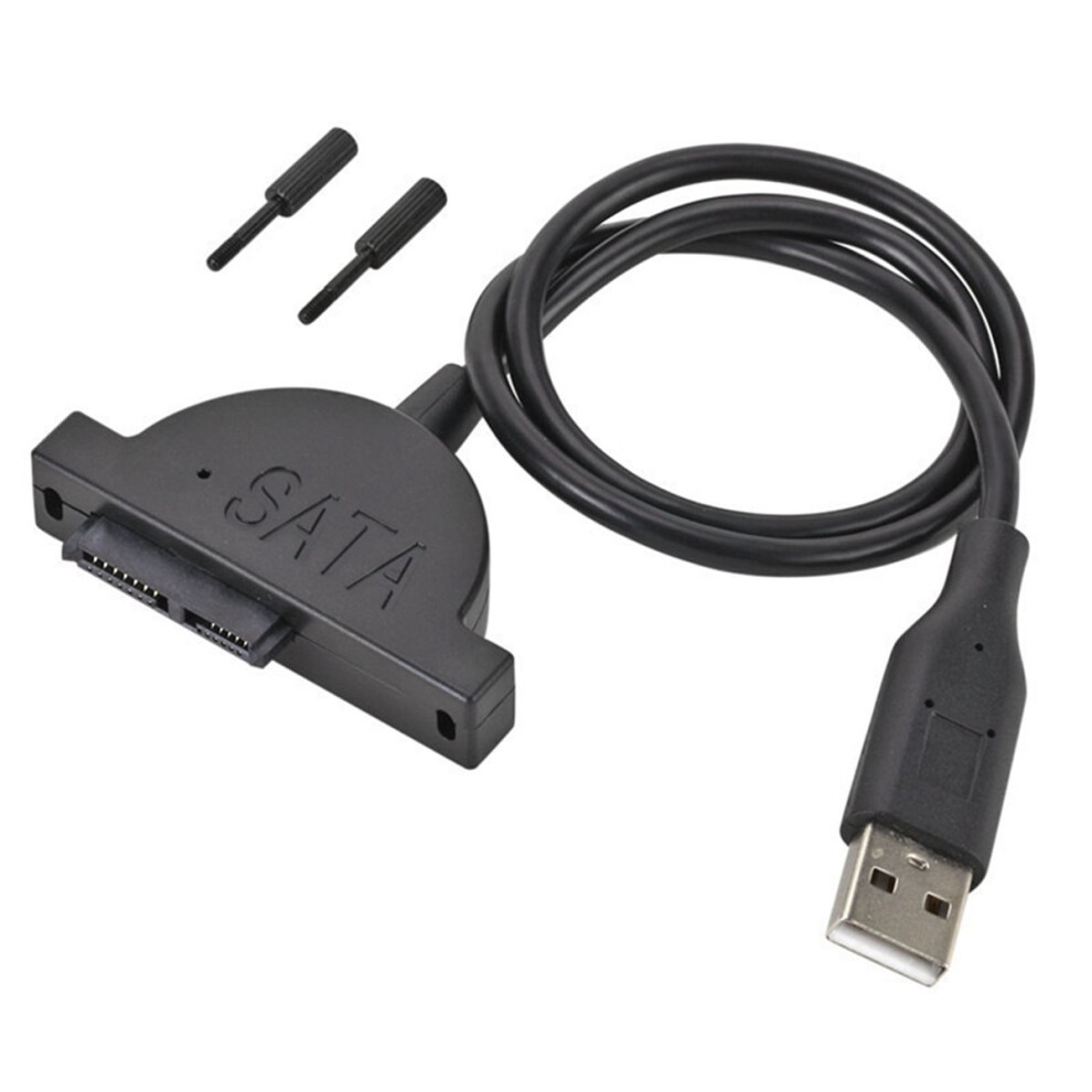 USB 2.0 to Mini II 7+6 13Pin Adapter for Laptop CD/DVD ROM Slimline ...