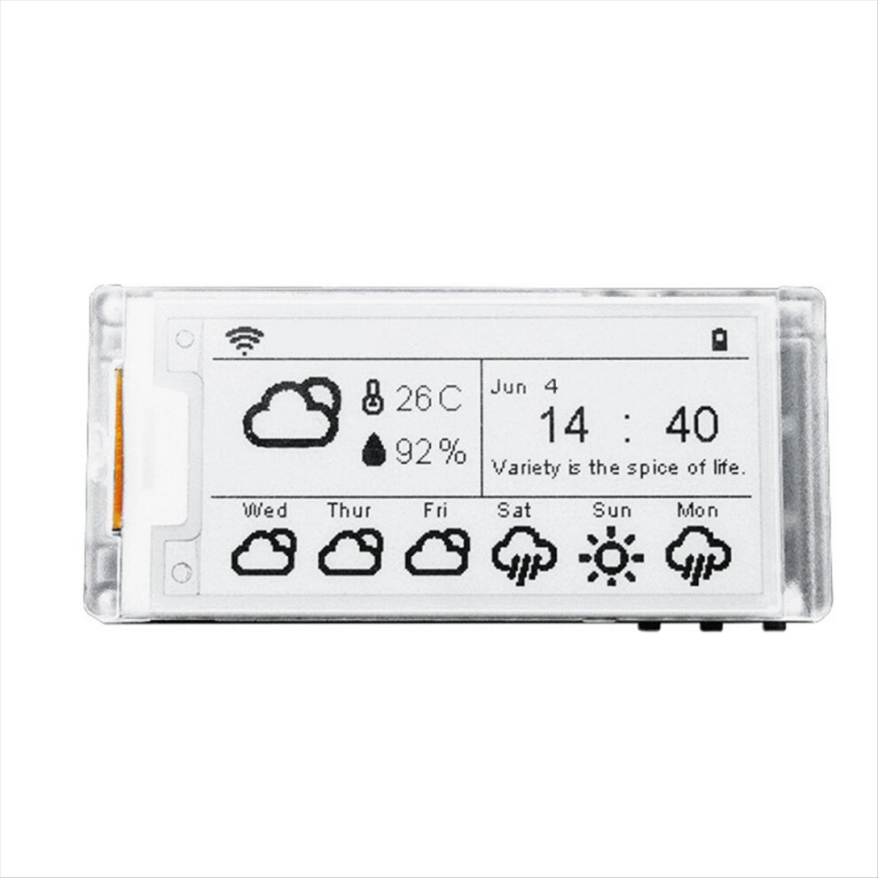 Monitor Vision Master E213 Meshtastic de 915 MHz com tela E-Ink preta e ...