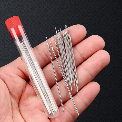 36 Pcs Sewing Tool Set Big Eye Steel Needle Set Handmade Quilting ...