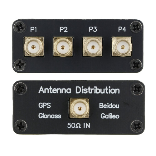 GPS GNSS Antenna Distributor 1-to-4 Navigation Signal Antenna Power ...