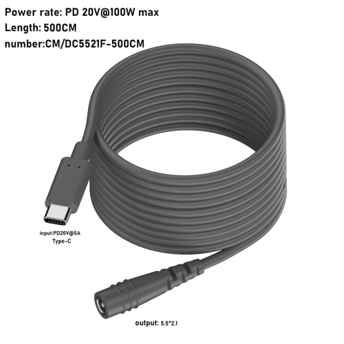 For Mini USB C to DC Female Cable Overload Short Circuit Protection ...