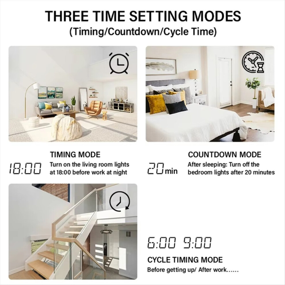 ATS WiFi Smart Dual Power Automatic Transfer Electrical Selector Switch ...