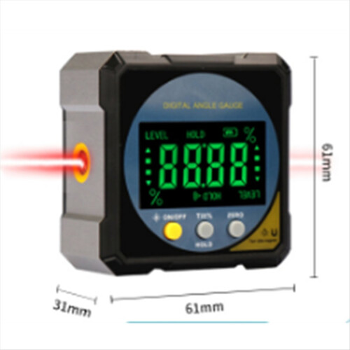 Digital Laser Protractor Inclinometer Laser Inclinometer Level Angle ...
