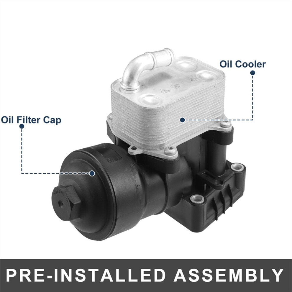 Engine Oil Filter Housing Adapter Assembly 03L115389E for A3 A6 TT Q3 2 ...