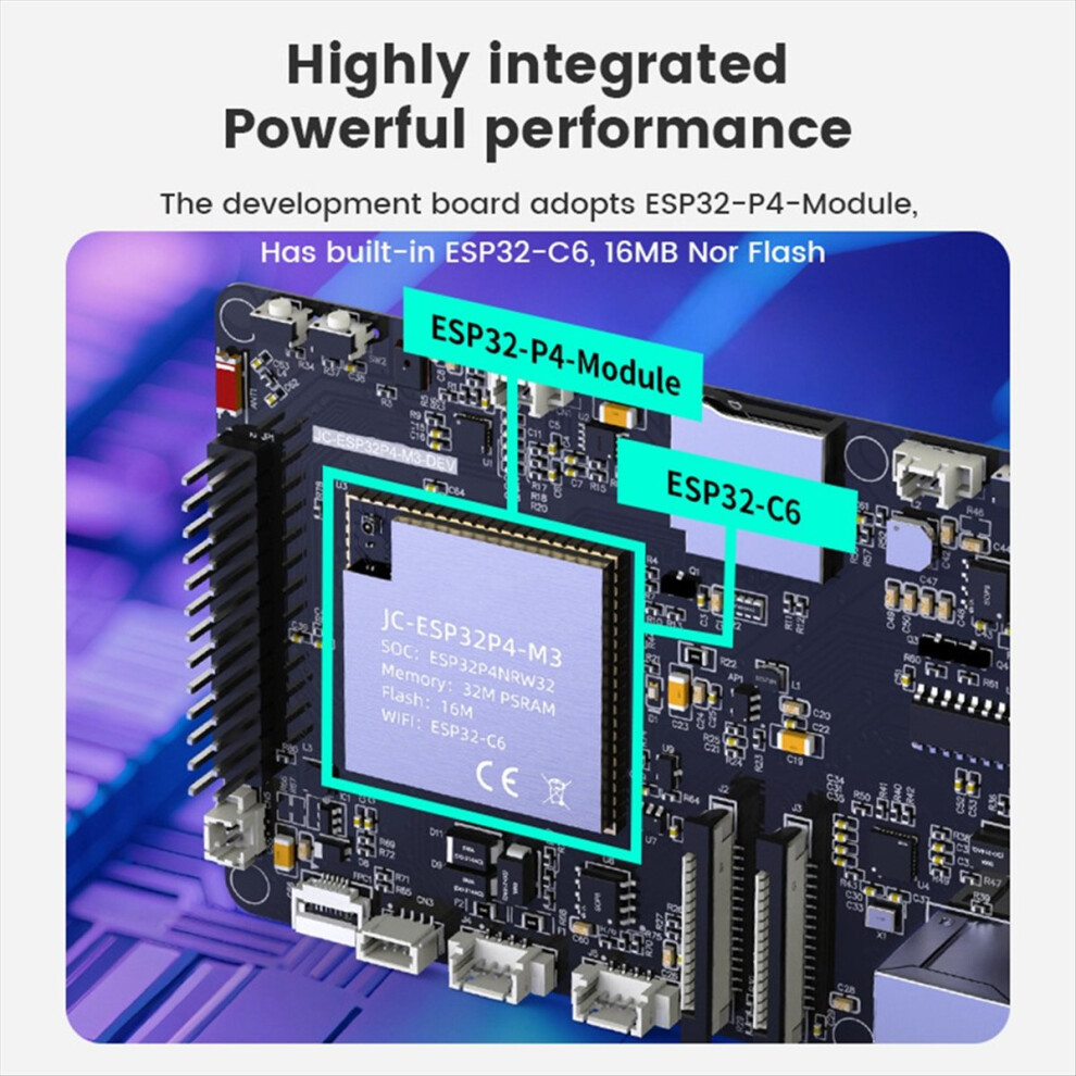 ESP32-P4-module ontwikkelbord met geïntegreerde ESP32-C6-module ...