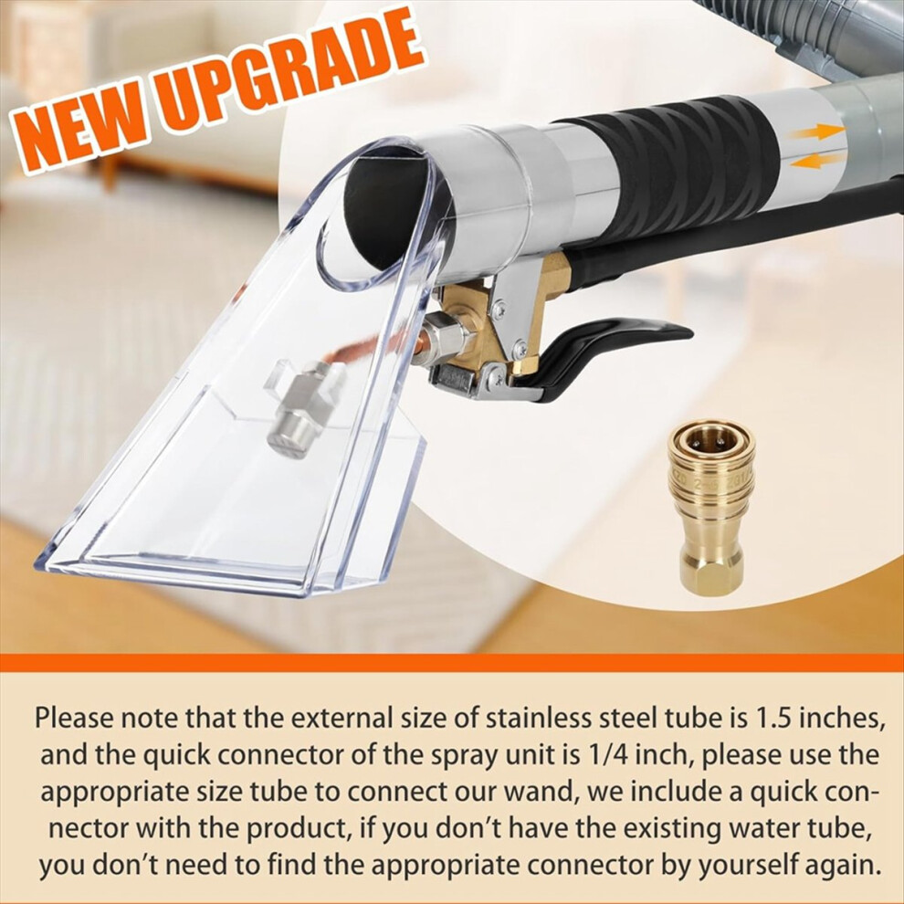 Multi-Functional Steam Suction Head with 1/4in Quick Disconnect Coupler ...