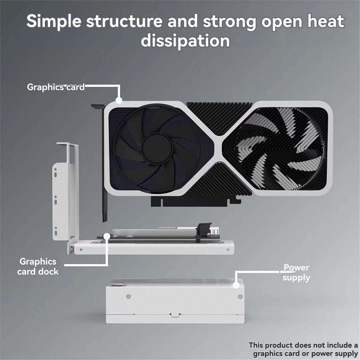 Station d'accueil GPU OCuLink PCIe 5.0x4 GDP pour ordinateur portable ...