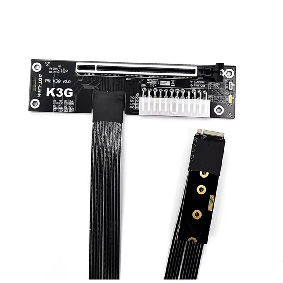 M.2 NVMe to PCI-E 5.0 X16 EGPU Adapter Cable ITX/ Laptop Graphics Card ...