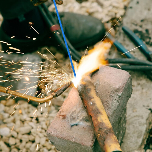 3 baguettes de brasage en alliage d'argent à 45 % - Sachet - Baguettes ...
