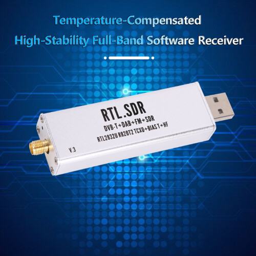 For RTL-SDR Blog RTL SDR V3 R820T2 RTL2832U 1PPM TCXO SMA RTLSDR ...