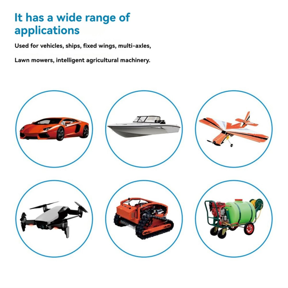 Controlador MC6C Mini V2 2.4G 6CH com Transmissor e Receptor para ...