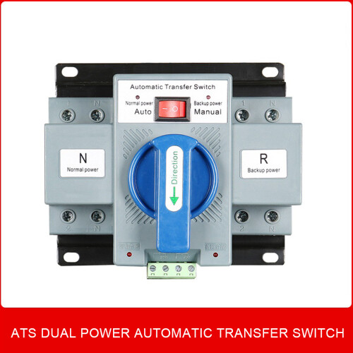 2P 63A 230V MCB Type Dual Power Automatic Transfer Switch ATS Rated ...