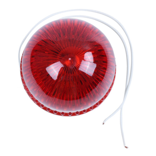 2X AC 220V 15W Red Light Industrial Signal Tower Flash Warning Lamp on ...