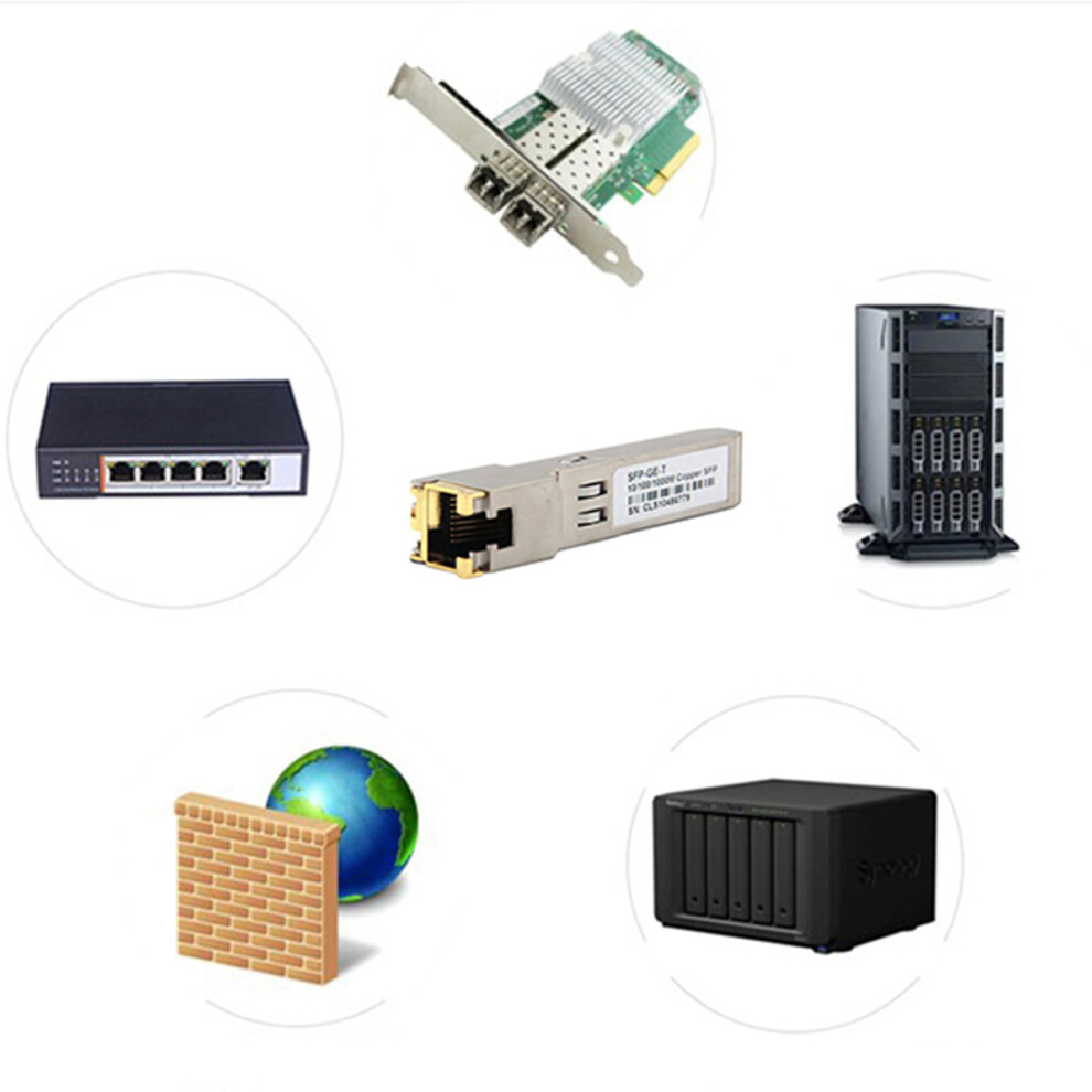 SFP Module RJ45 Switch Gbic 10/100/1000 Connector SFP Copper RJ45 SFP ...