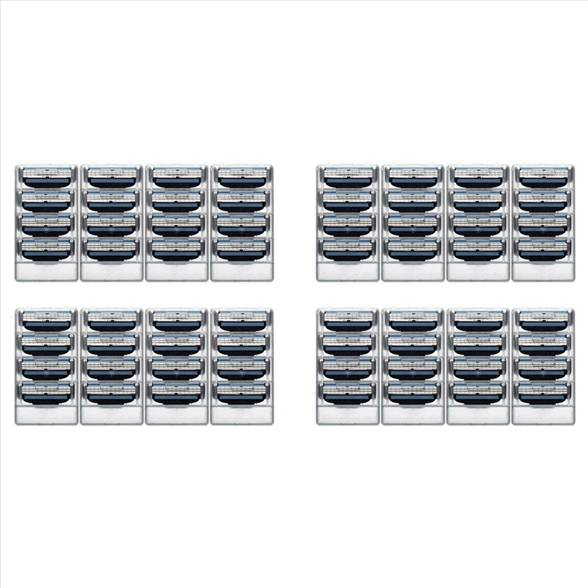 64 lames de rasoir de rechange pour rasoir Gillette pour homme, modèle ...