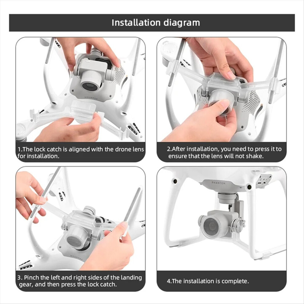 Remplacement du verrou de nacelle pour Phantom 4 - Verrou de nacelle ...