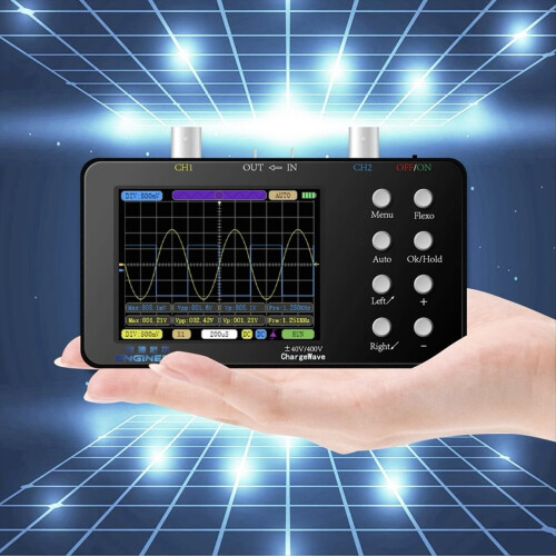 Digital Oscilloscope Dual-Channel 50M Sampling Rate 10M Analogue ...