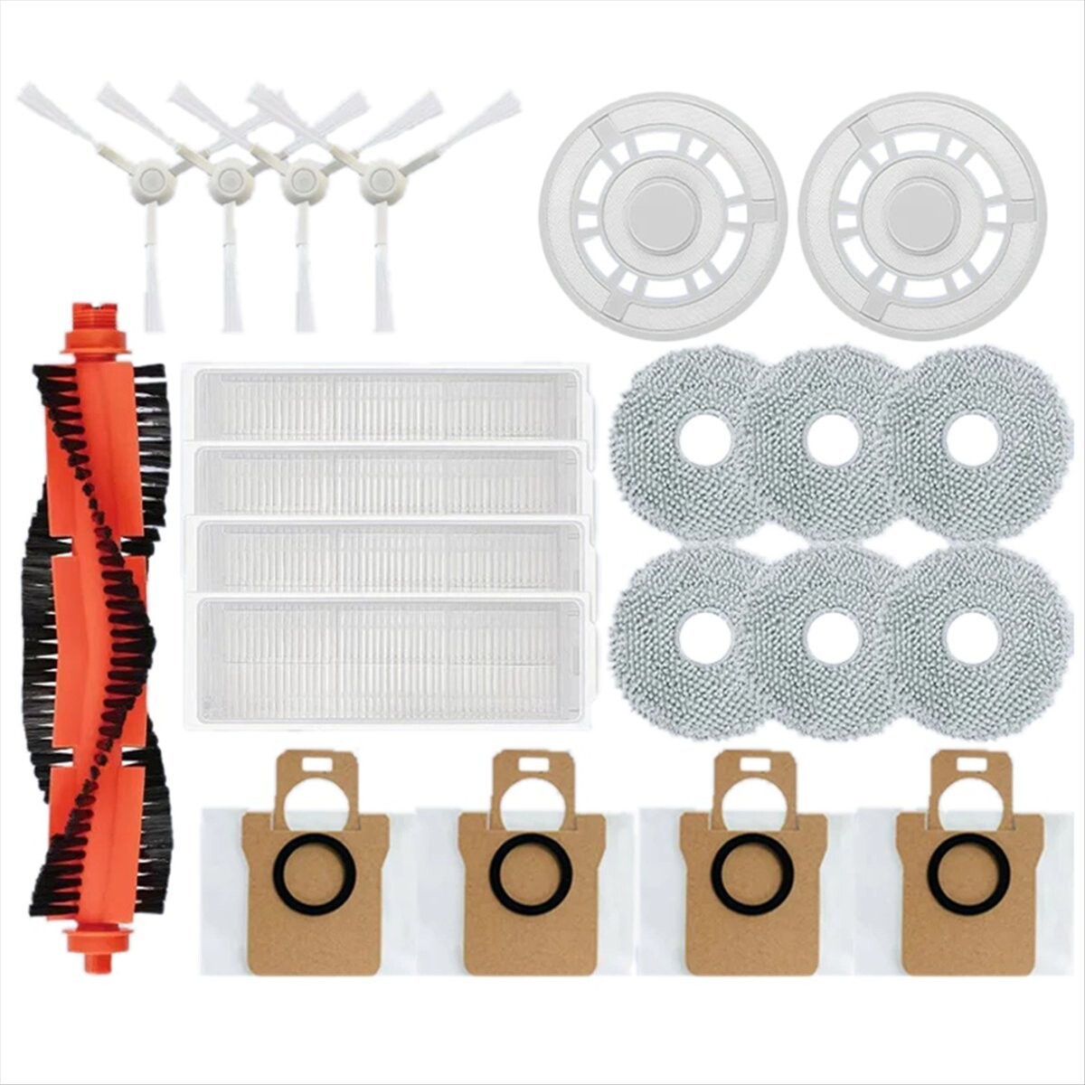 Accessoires pour aspirateur robot M30 Pro : sacs, brosse principale ...