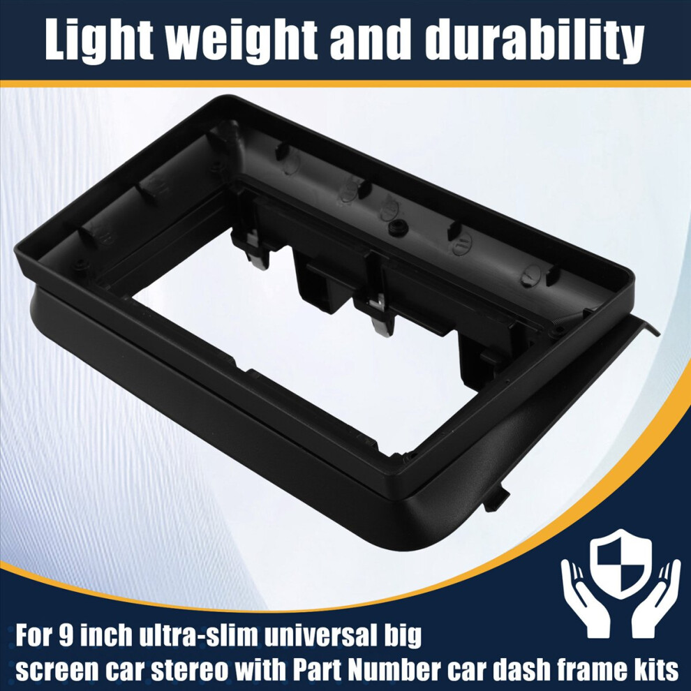 9 Inch Car Fascia Frame Adapter Canbus Box Android Radio Dash Fitting ...