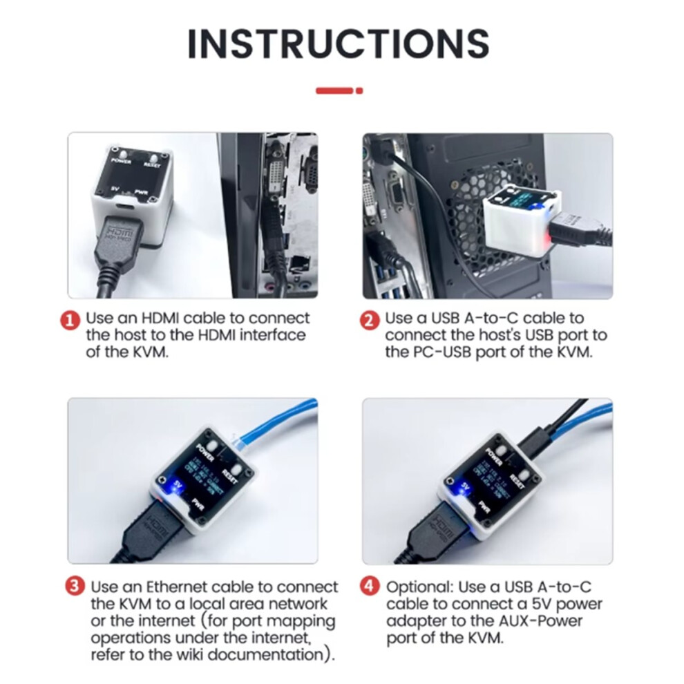 For NanoKVM PiKVM Remote Control Operation and Maintenance Server Mini ...