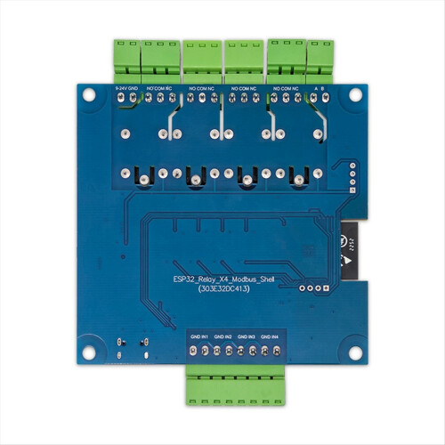 ESP32 Modbus 4 Channel Relay Module 9-24V TYPE-C with RS485 WIFI ...