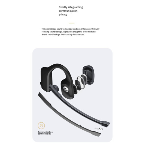 Open Ear Noise Cancelling Headset Wireless Bluetooth ENC Call Noise ...