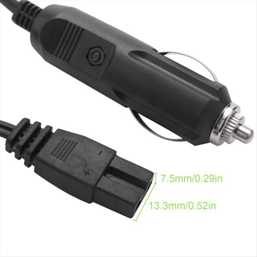 2m 12V Replacement Car Cooler Box Fridge Lighter 2 Pin Charger Cable on ...