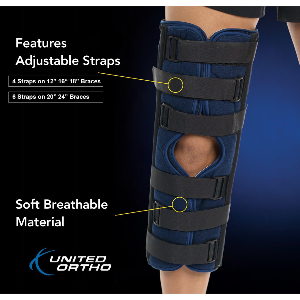 United Ortho 61020 3-Panel Knee Immobilizer 20"""" on OnBuy