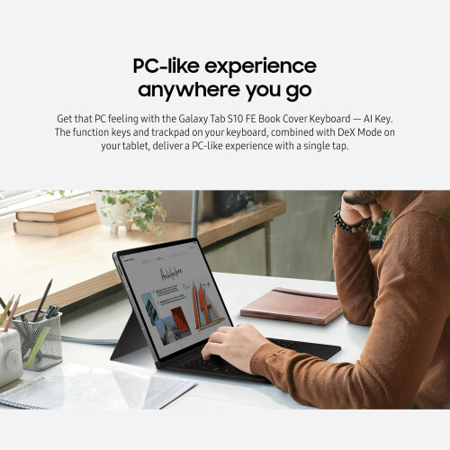 SAMSUNG Galaxy Tab S9 | S9 FE | S10 FE FE Book Cover Keyboard AI Key ...