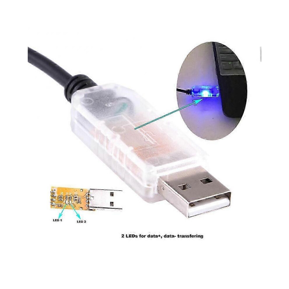 USB to RS485 6-Core Peeling Wire End Converter Connector Wiring Pinout ...