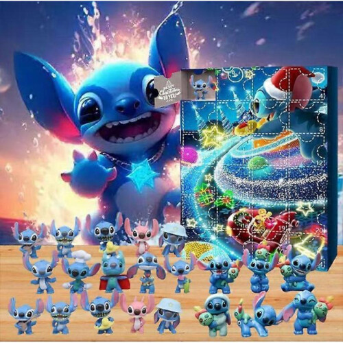 (Hello Kitty 3D)2025 Stitch Lilo & Stitch Christmas Advent Calendar ...