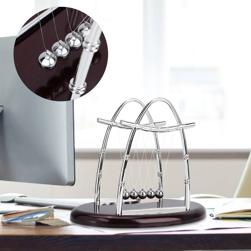 Science Desk Toys For Adults And Kids, Swinging Kinetic Balls Newton's ...