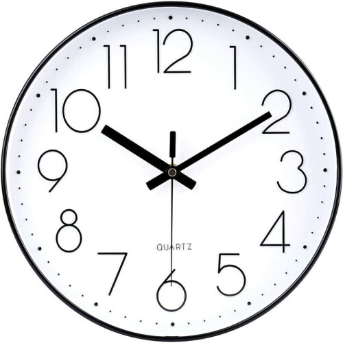 Reloj de pared 3D sin tictac, esfera tridimensional, cuarzo silencioso ...