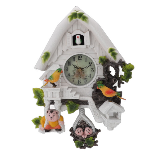 Reloj de pared Cardenal Cantor, Reloj de cuco acrílico inspirado en una ...