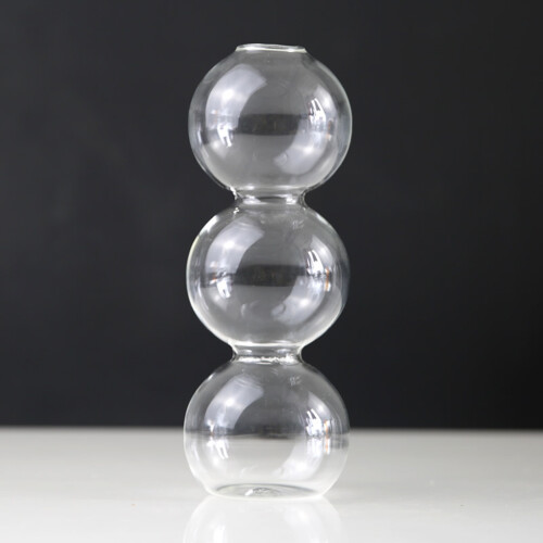 Vasi in vetro soffiato a mano, vaso per un singolo fiore dal design ...