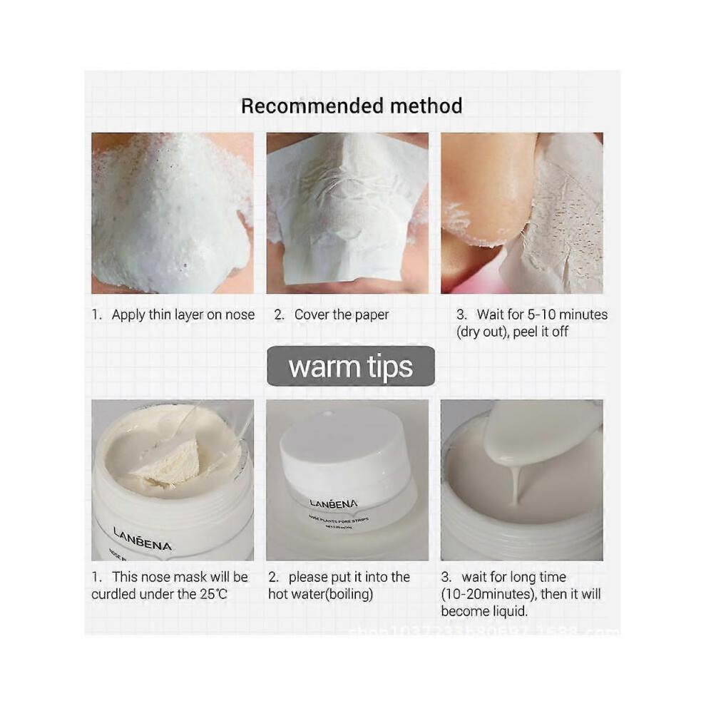 Nose Pore Wax Paper - Remove Blackheads from Face and Nose with 60 ...