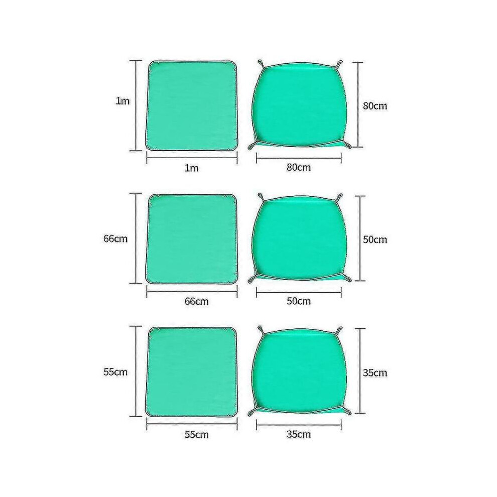 (50x50cm) Plant Repotting Mat Flower Pot Gardening Waterproof Pad ...