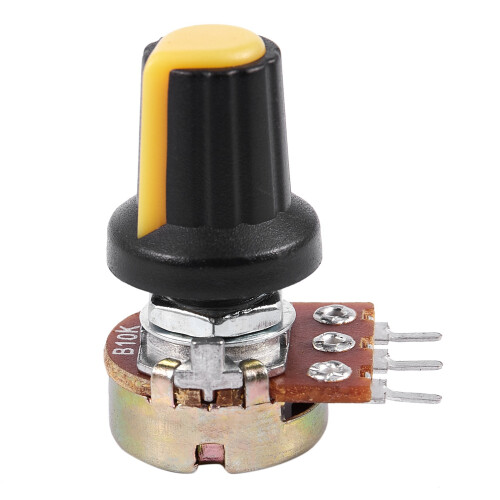 5pcs 10K OHM 3 Terminal Linear Taper Rotary Audio B Type Potentiometer ...
