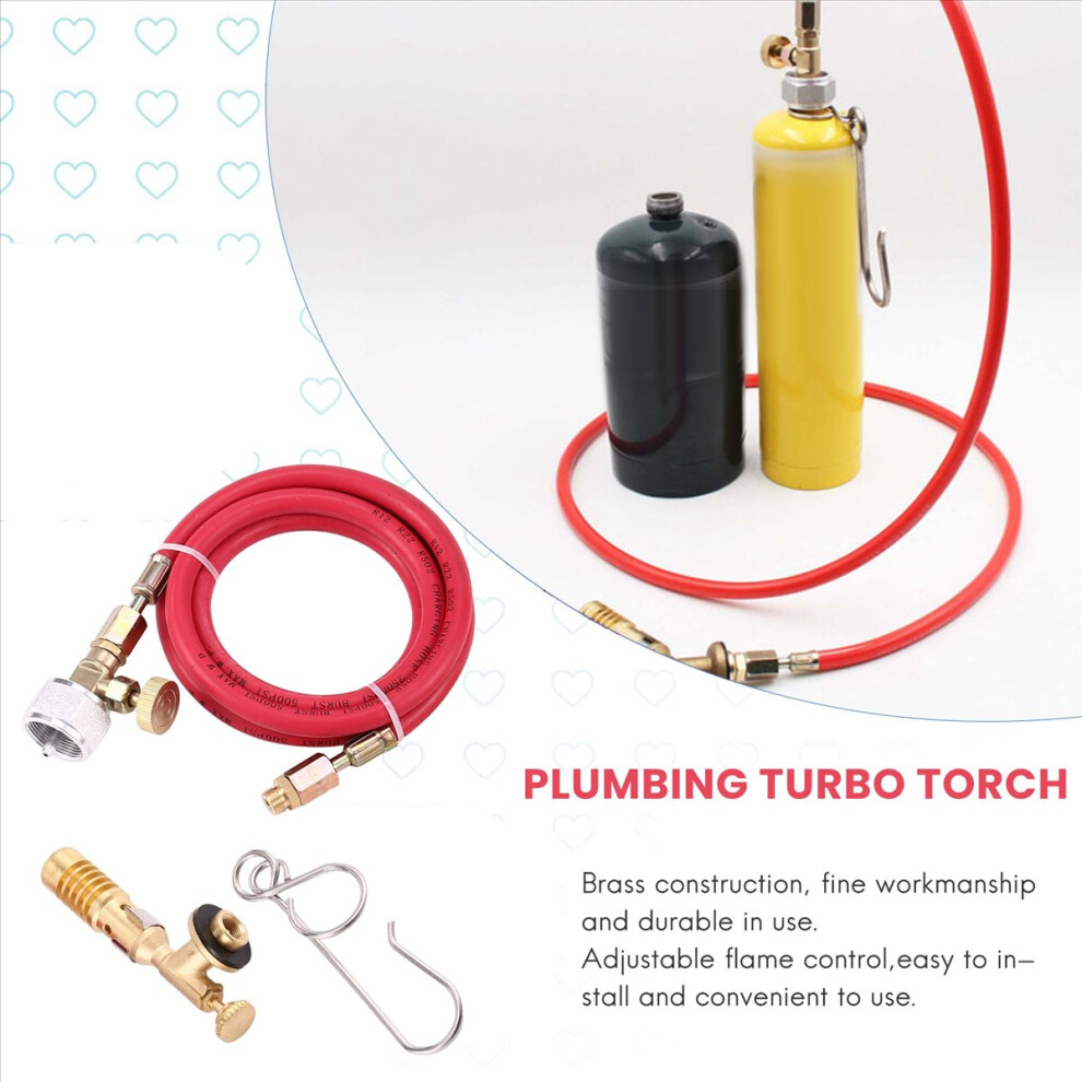 Kit de soudage au propane pour chalumeau à gaz turbo Mapp avec tuyau et ...