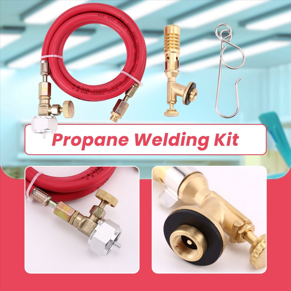Kit de soudage au propane pour chalumeau à gaz turbo Mapp avec tuyau et ...
