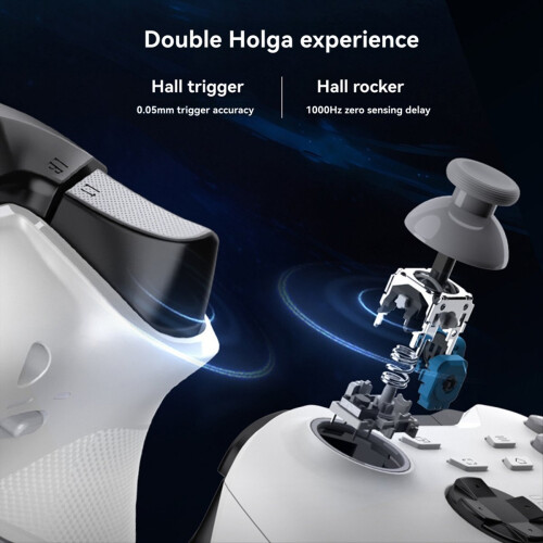 PXN P5 Bluetooth Gamepad 1000Hz Hall Trigger Rocker Tri-Mode Long ...