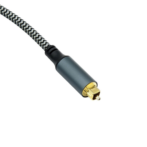 Cable de audio óptico USB-C trenzado con conector chapado para barras ...