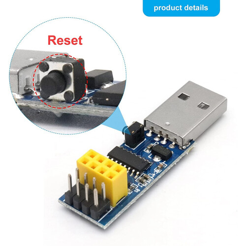 USB to ESP8266 Breakout CH340C ESP-01 ESP-01S Prog WiFi Programmer ...